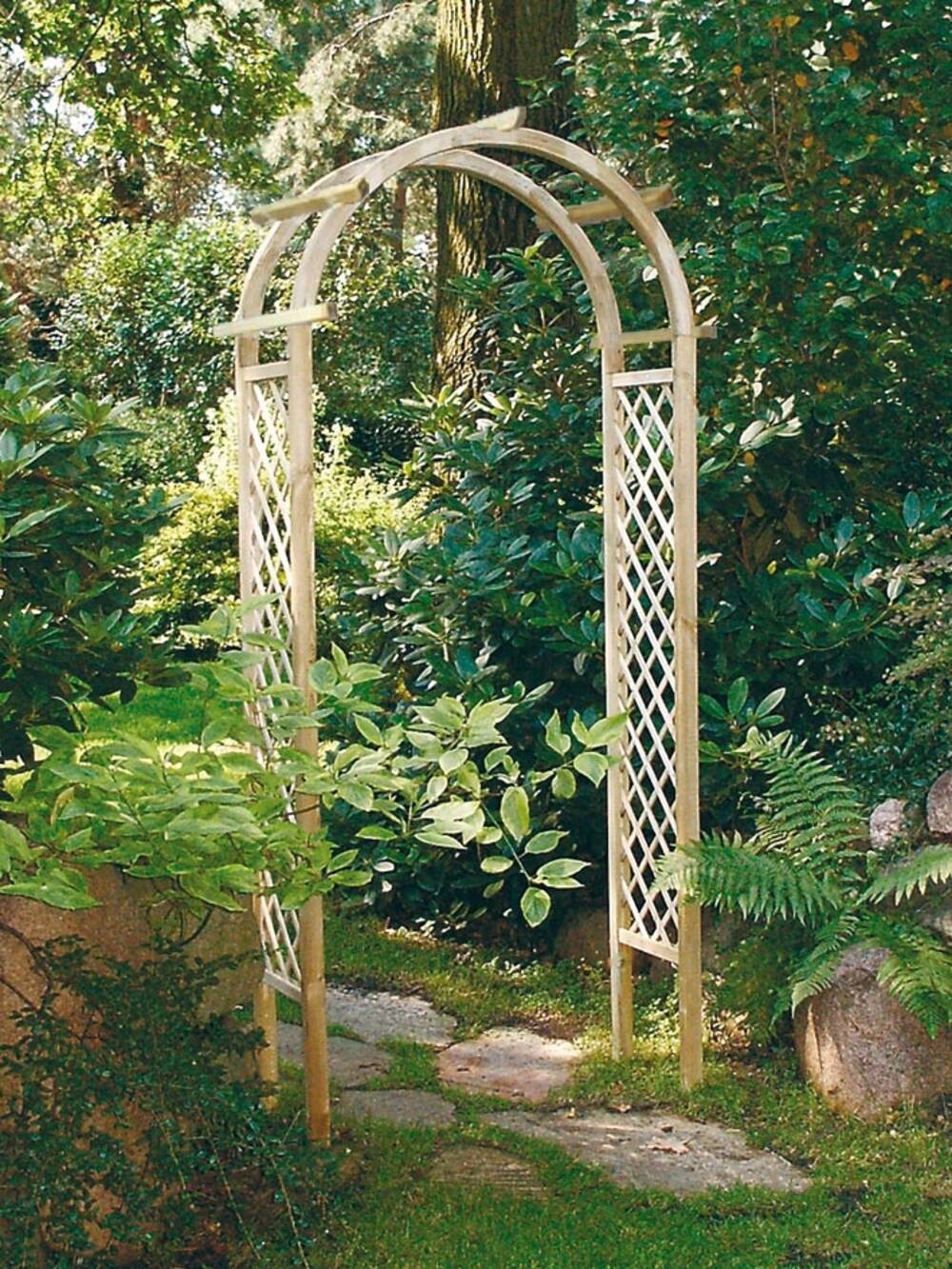 Round Top Rose Arch | Products | Fountain Timber