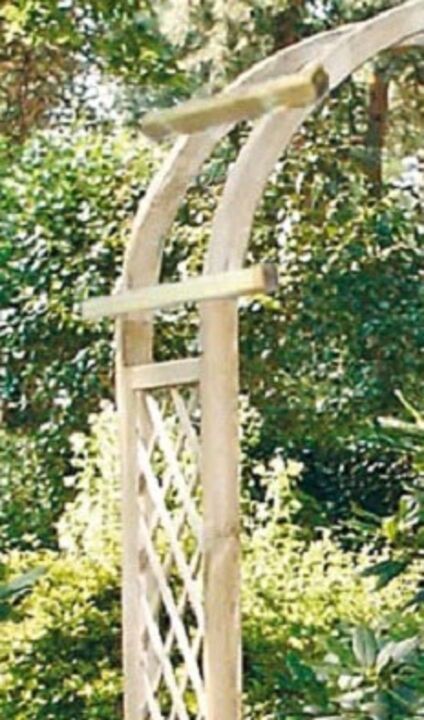Round Top Rose Arch | Products | Fountain Timber