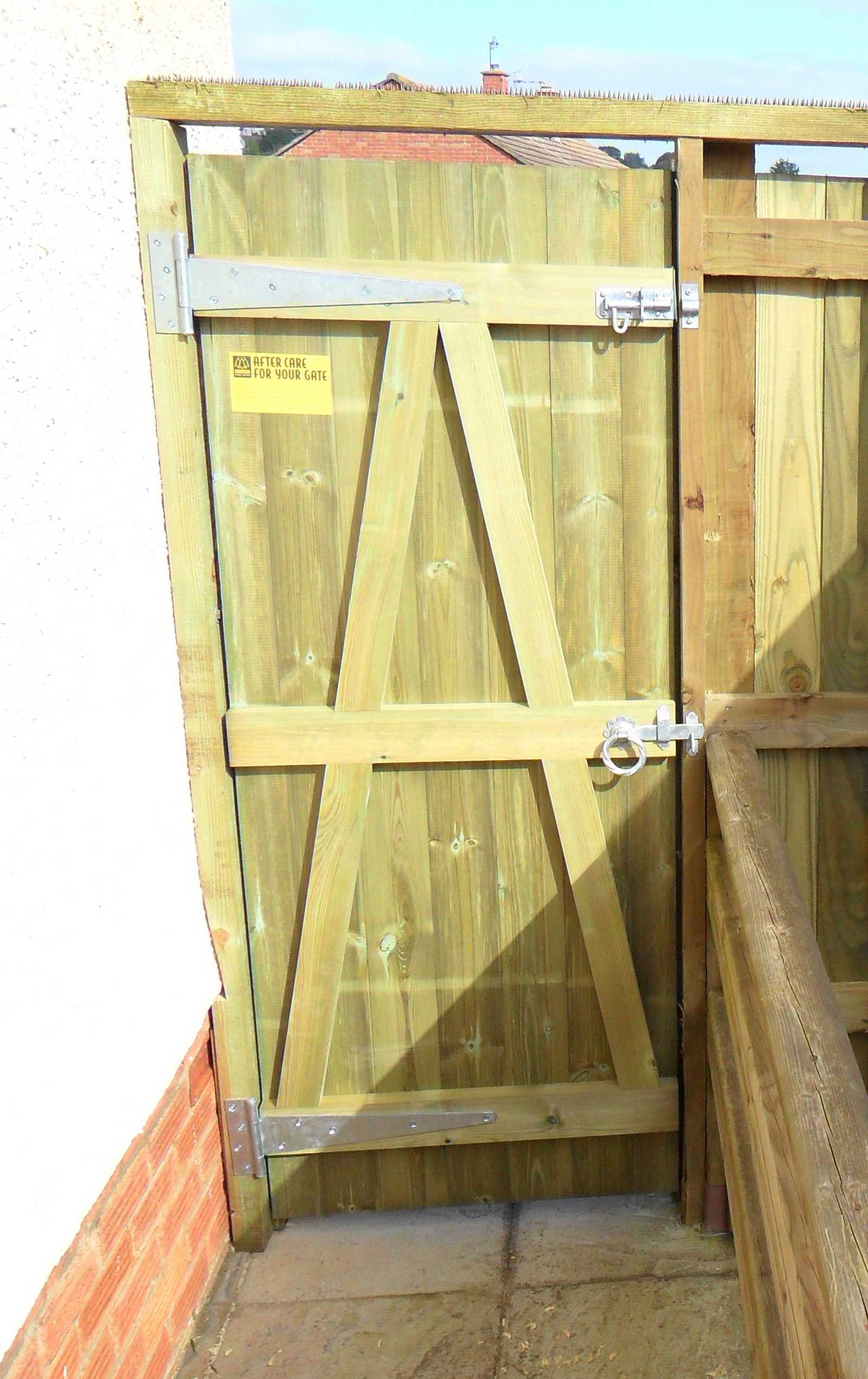 Tongue and Grooved Flat Top Gate | Products | Fountain Timber