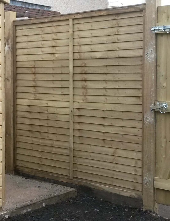 Pressure Treated Overlap Fence Panel | Products | Fountain Timber