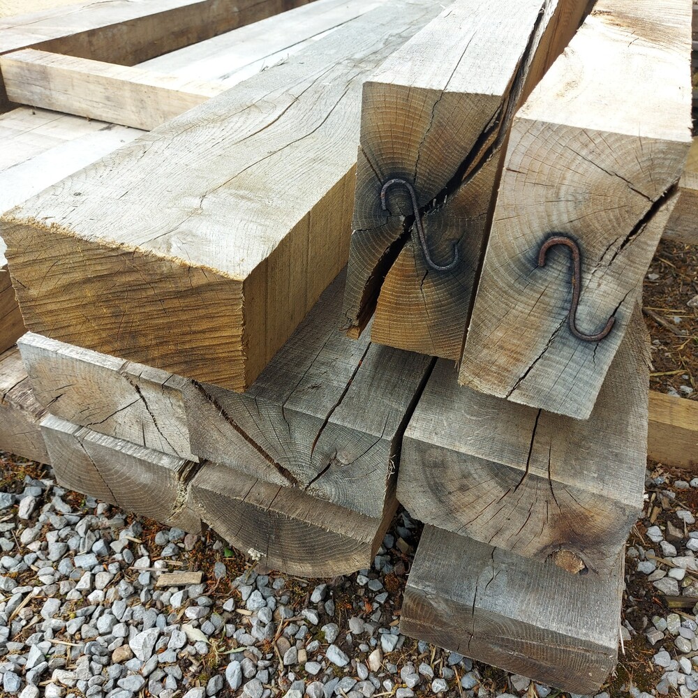 Bargain Corner Oak Sleepers 200x100mm
